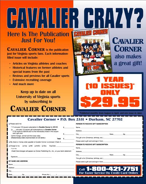 UVa Football Advertisements (2000-2004)